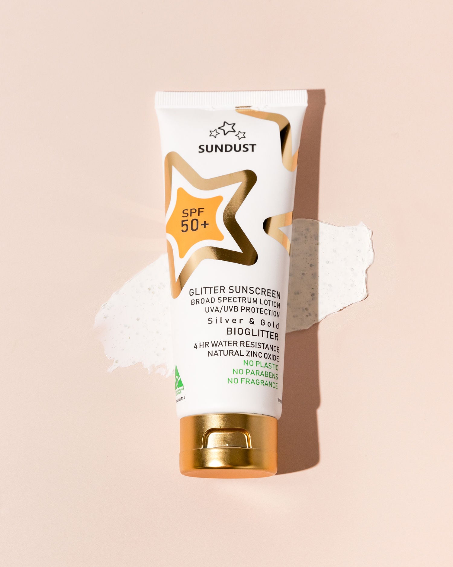 BioGlitter SPF50+ Sunscreen Australia – SunDust Cosmetics